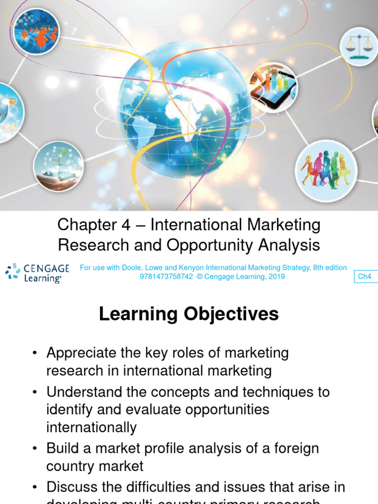 Chapter 4 - International Marketing Research and Opportunity Analysis ...