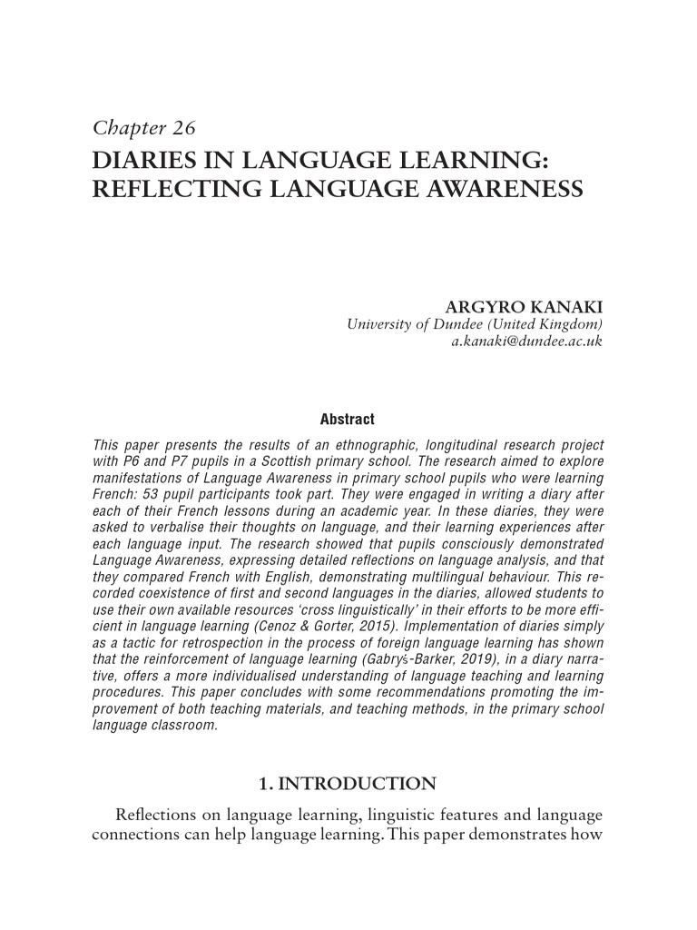 Argyro Kanaki in Press | PDF | Pedagogy | Second Language