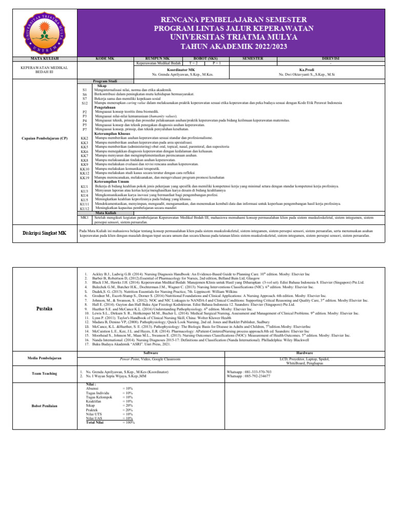 RPS KMB 3 Untrim Singaraja | PDF