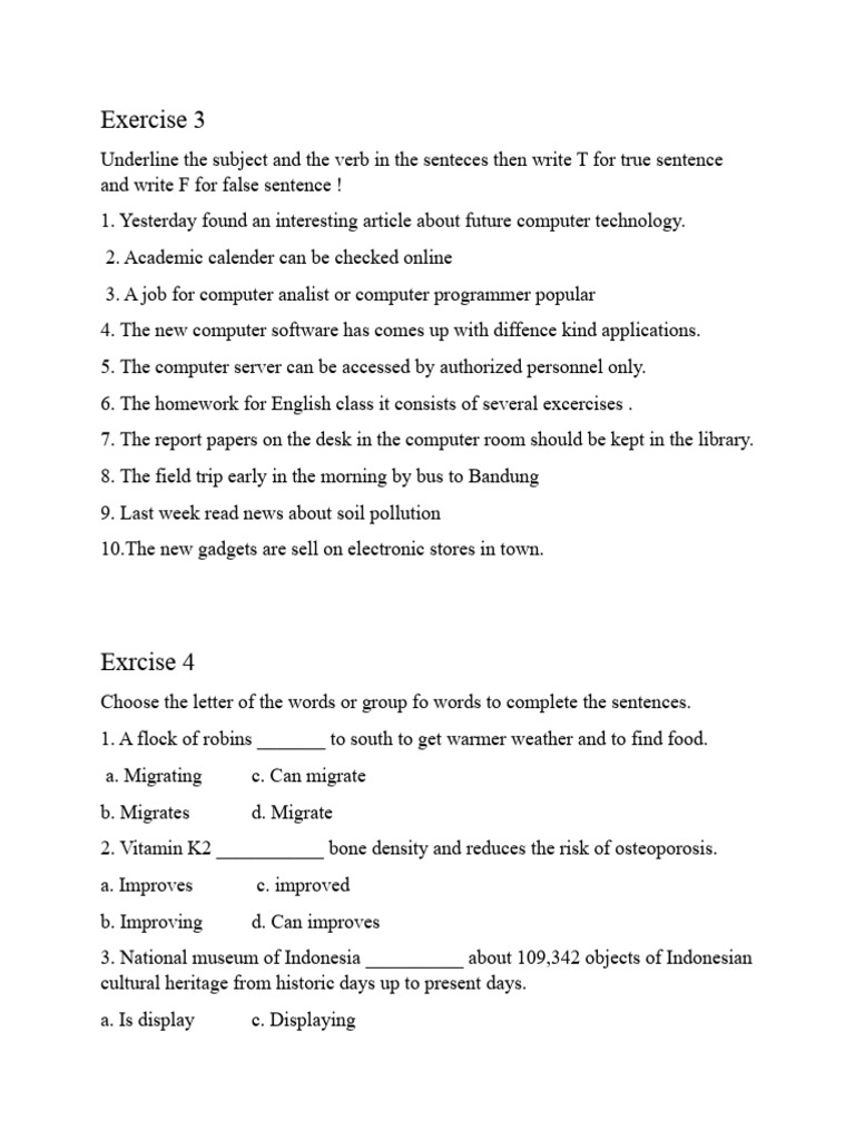 Exercise 3&4 | PDF | Computer Programming | Programming Language