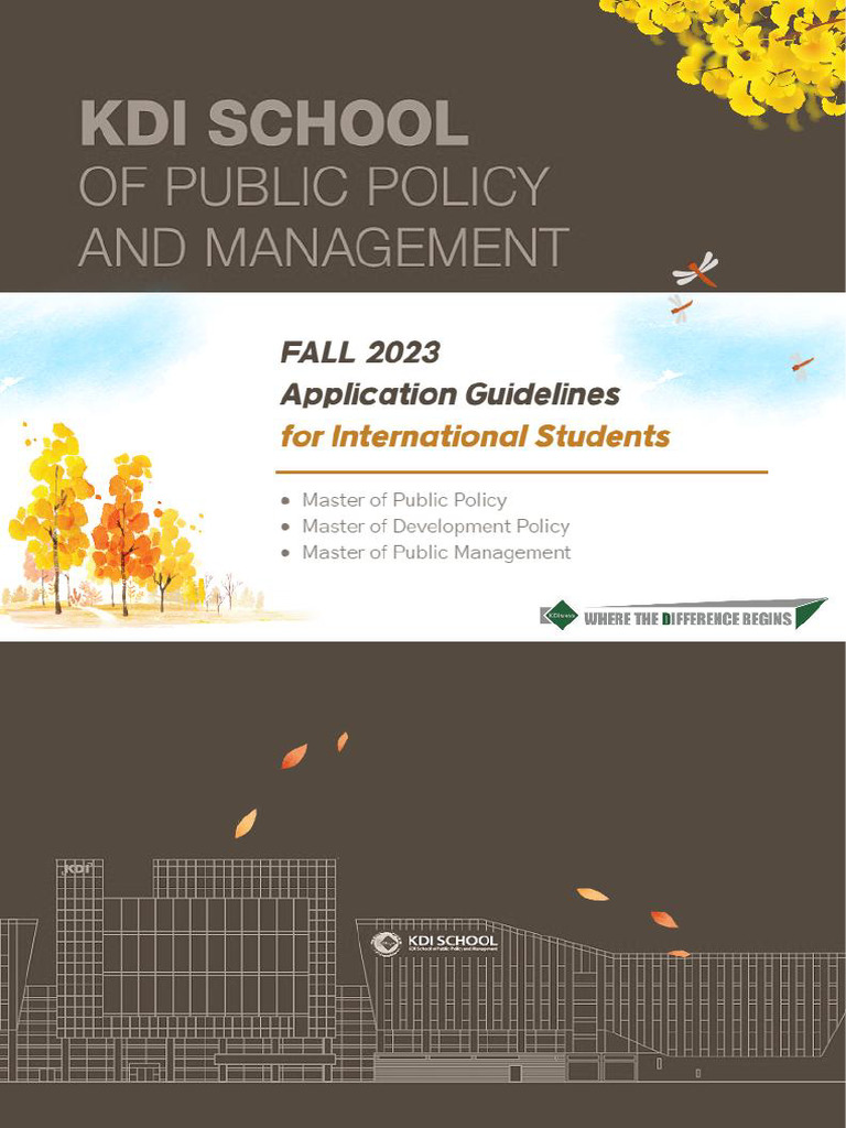 (KDIS) +2023+Fall+Application+Guidelines International Master | PDF | Academic Degree ...