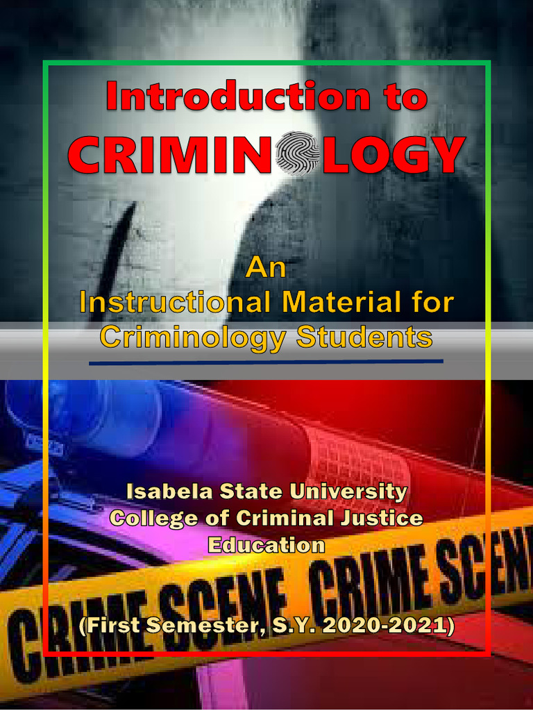 Intro To Crim Chapter 1 8 | PDF | Criminology | Crime & Violence