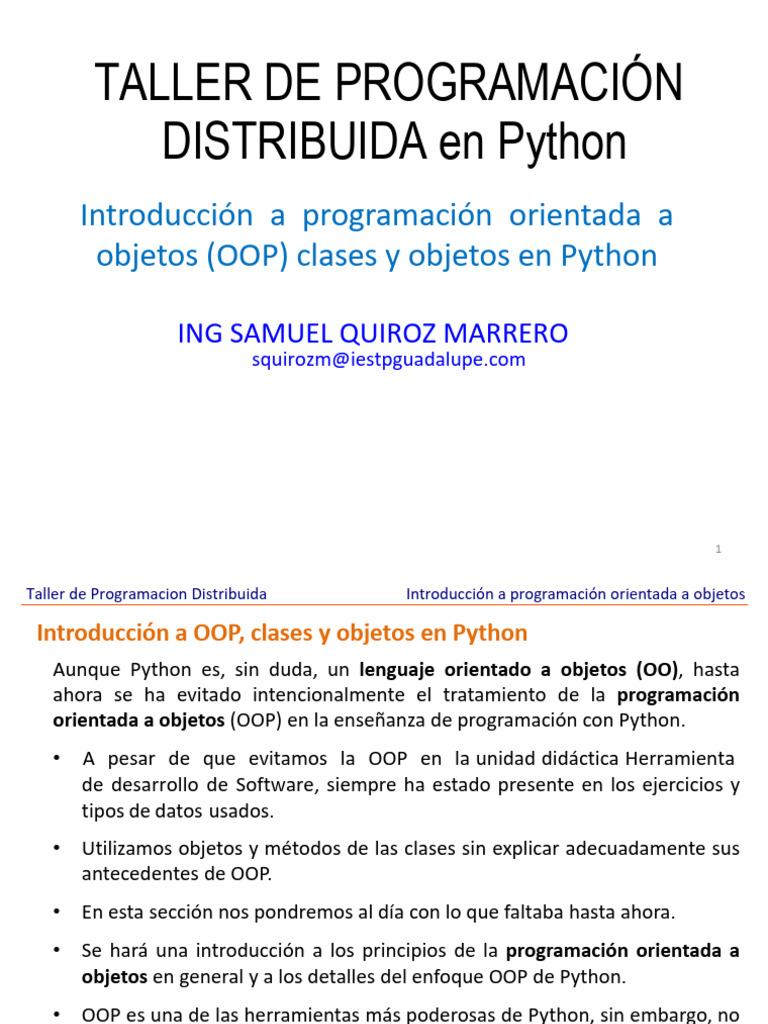 Taller de PD | Descargar gratis PDF | Objeto (informática) | Python ...