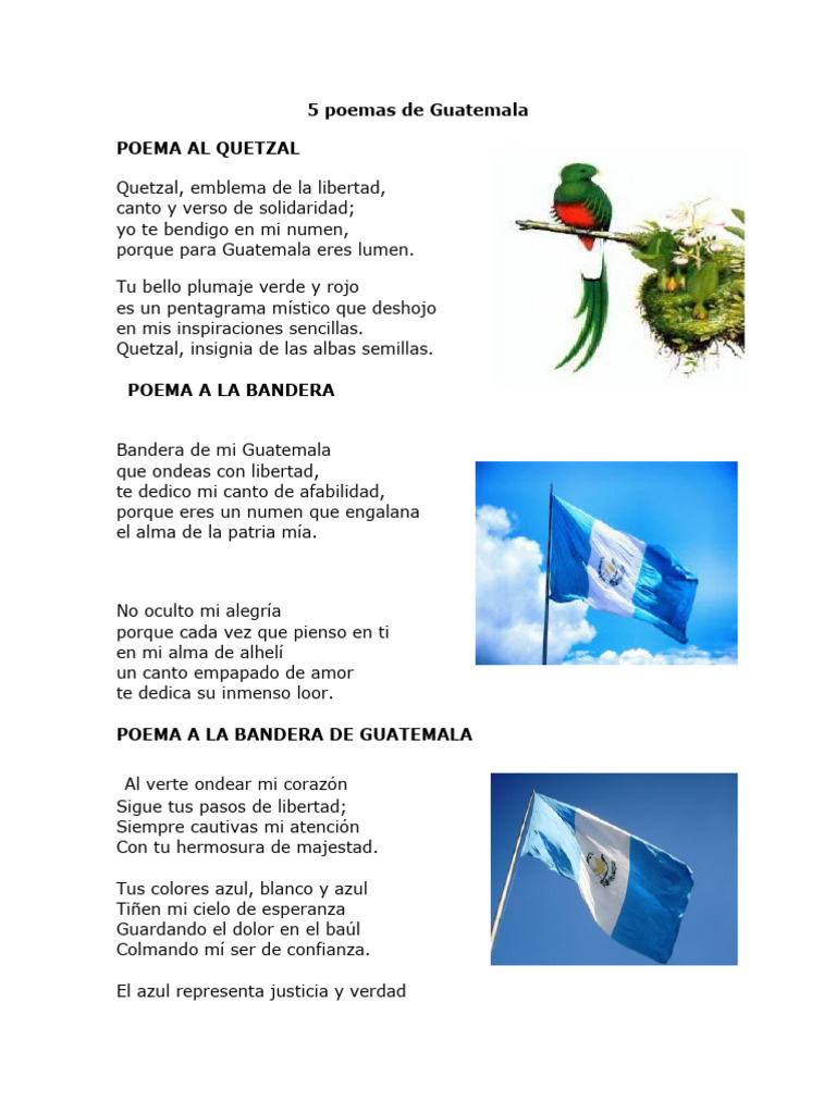 Cinco poemas guatemaltecos cortos | PDF | Minotauro