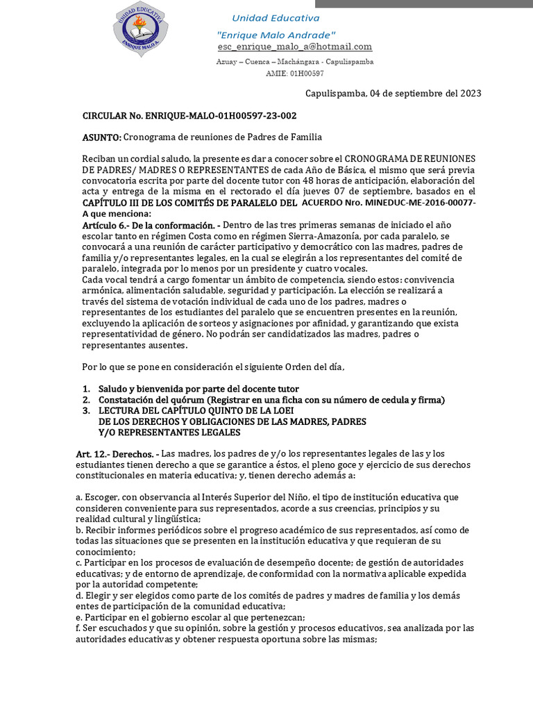 Circular 02 | PDF | Maestros | Enseñando