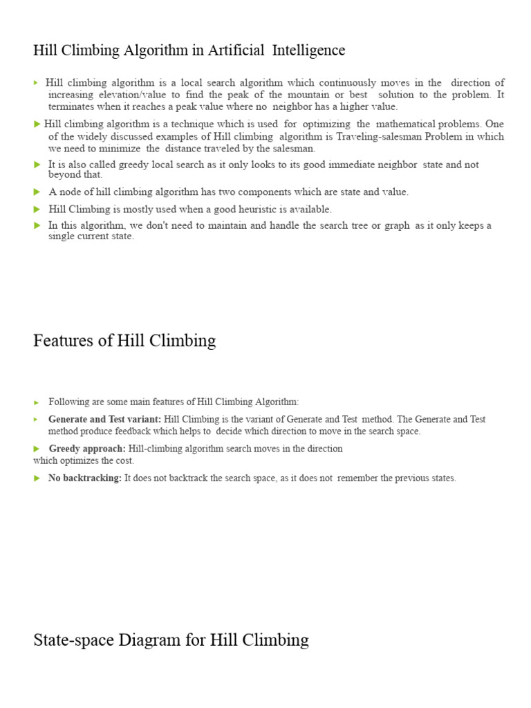 Hill Climbing | PDF | Algorithms | Systems Theory
