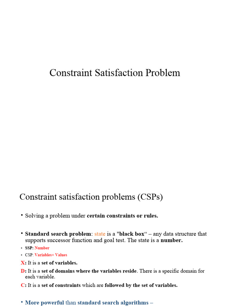 Constraint Satisfaction Pdf Combinatorics Computer Science