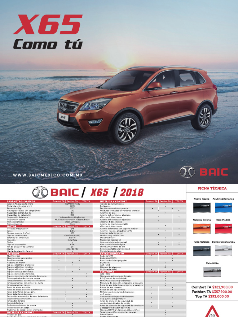Baic-X65-2018-MX | PDF