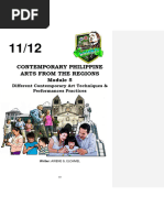 CPAR Q2 - Module 1 | PDF | Improvisation | Dances