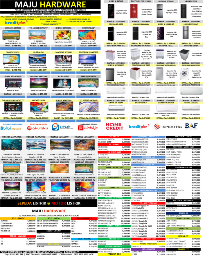 Brosur Elektronik 15 April 2023 | PDF | Electronics | Film And Video ...
