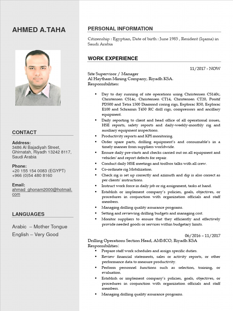 Ahmed Taha | Download Free PDF | Drilling Rig | Business