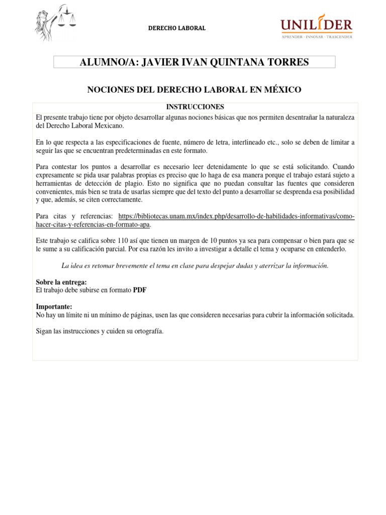 T1 Derecho Laboral | PDF | Derecho laboral | Sindicato