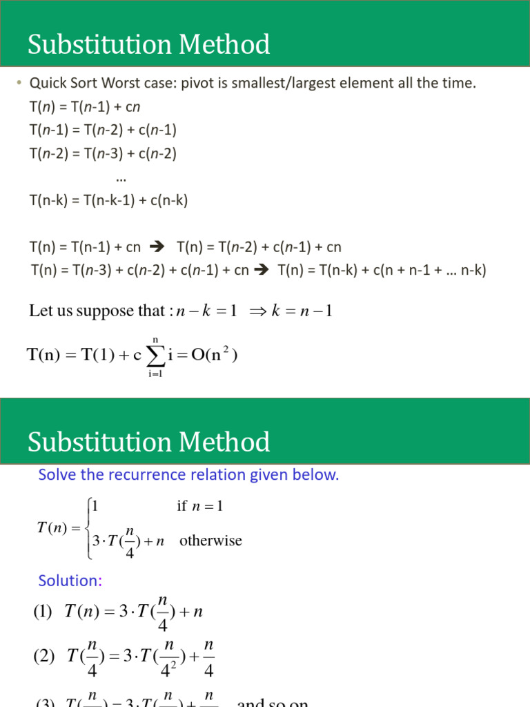 Recursion & Master Method Guide | PDF | Recurrence Relation | Mathematical Logic
