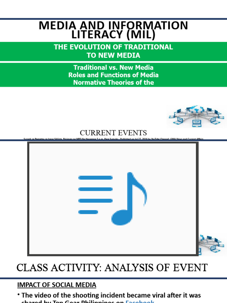 MIL Evolution of Media | PDF | Social Media | Popular Culture & Media ...