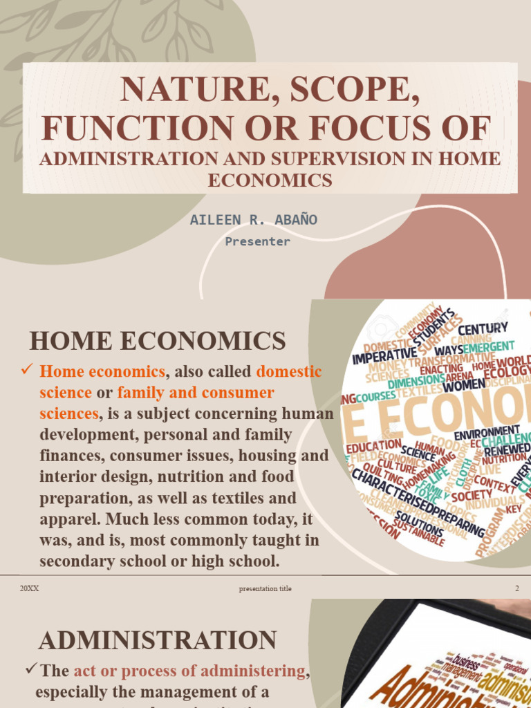 Nature Scope and Function or Focus of Administration and Supervision in ...