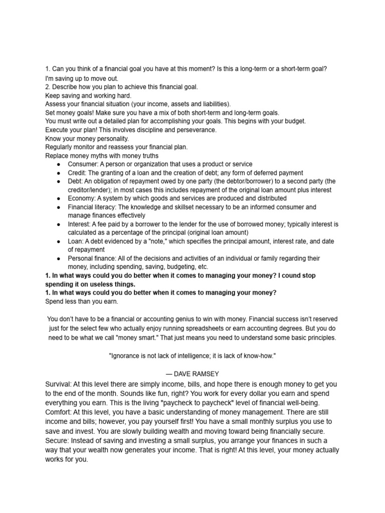 Perfin Journal | PDF | Cost Of Living | Loans