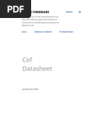 Comprehensive COF Datasheet Collection | PDF | Computers