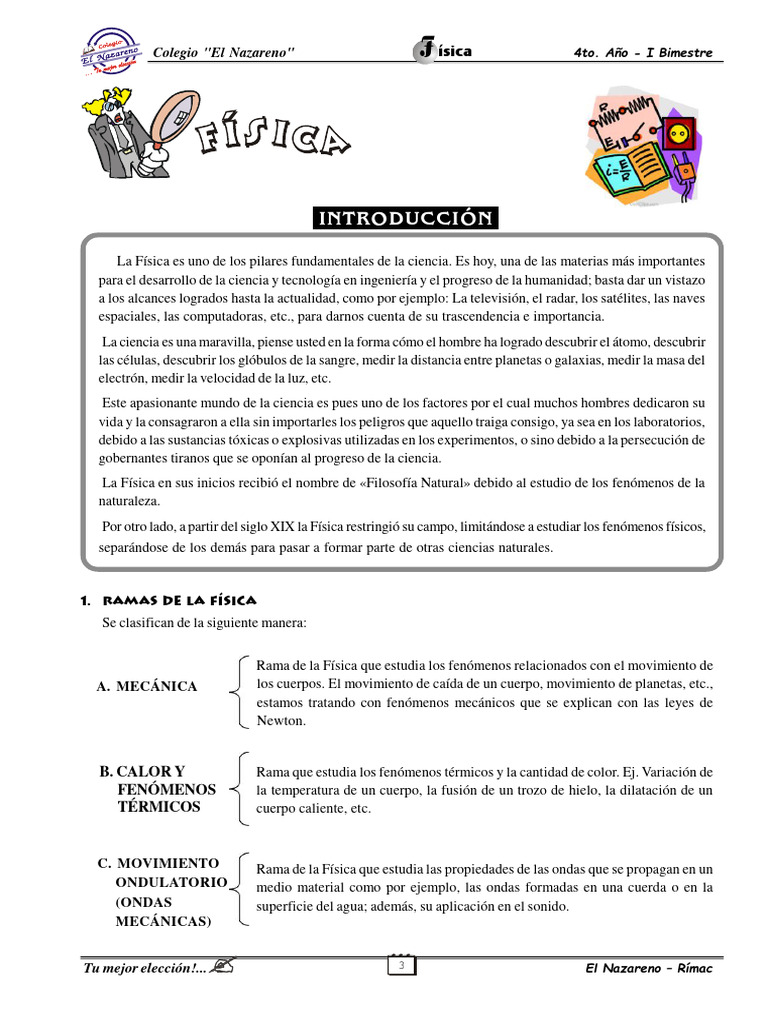 Introducción: Colegio "El Nazareno" | PDF | Vector Euclidiano | Kilogramo