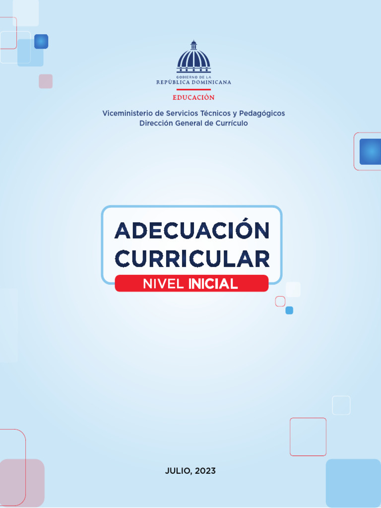 Adecuación Curricular Nivel Inicial | PDF | Educación de la primera ...