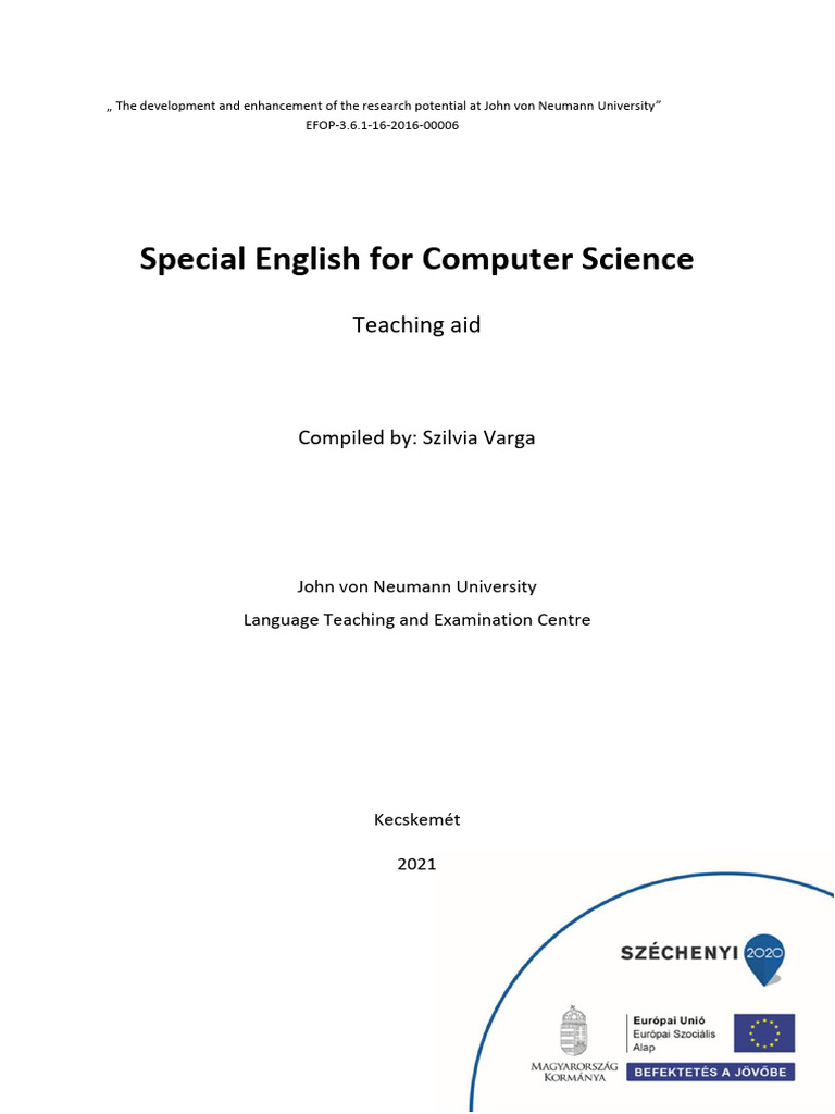 2023 Corr. Special - English - For - Computer - Science - VSZ | PDF | Computer Data Storage ...