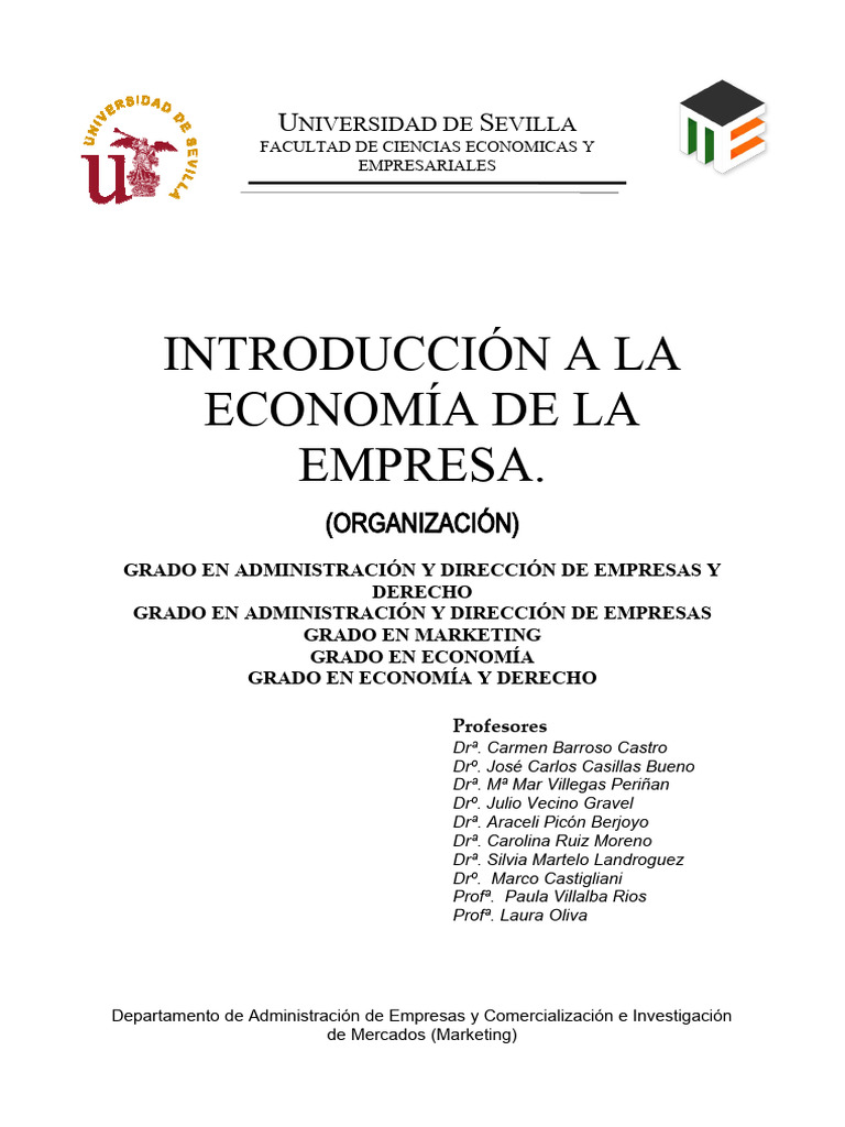 Programa2023-2024 (ADED, ADE, MK, ECO, ECOD) | PDF | Business | Marketing
