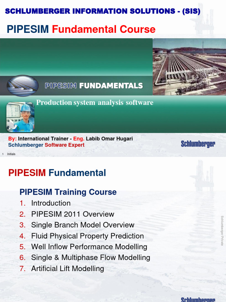 PIPESIM 2011 Training Fundamentals Labib Lect 1 | PDF | Geographic Information System | Esri