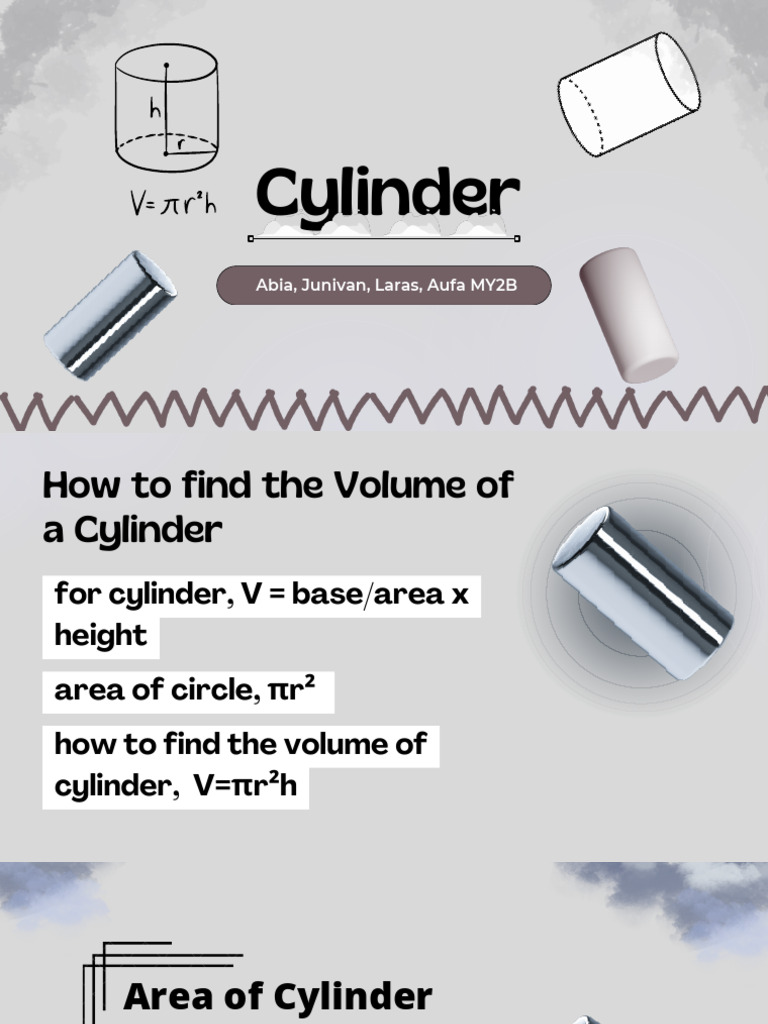 Cylinder - Math | PDF