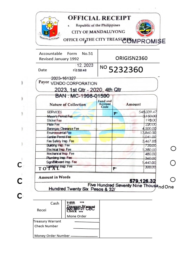 Vendo Corp - Permit 2023 | PDF | Common Law | Business
