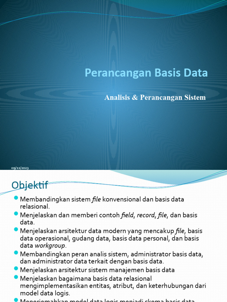 Perancangan Basis Data | PDF