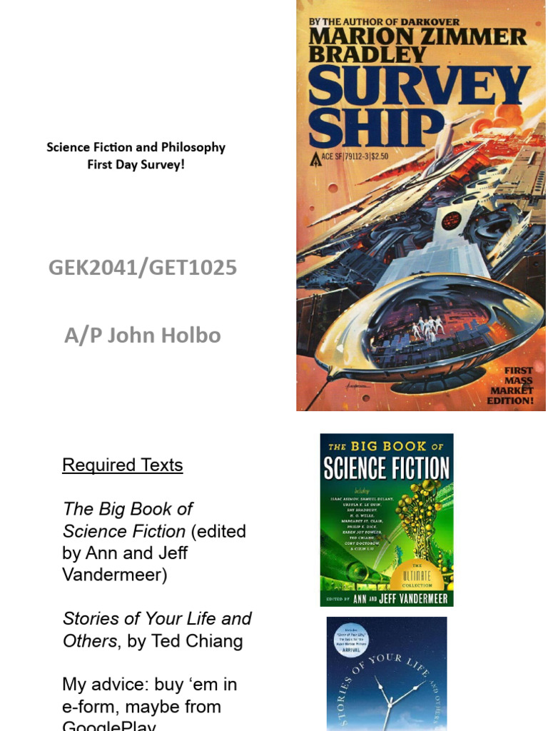 Sfandphiloweek 1 | PDF | Science Fiction | Science