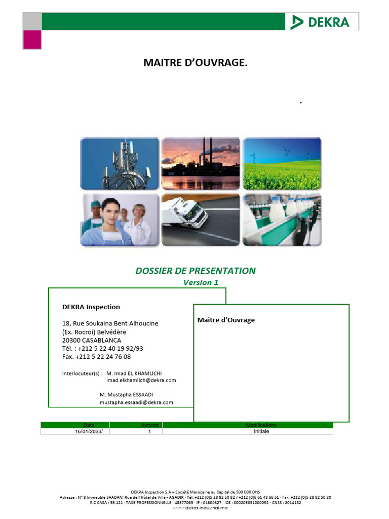 Dossier de Presentation Dekra CTC | PDF | Business | Électrotechnique