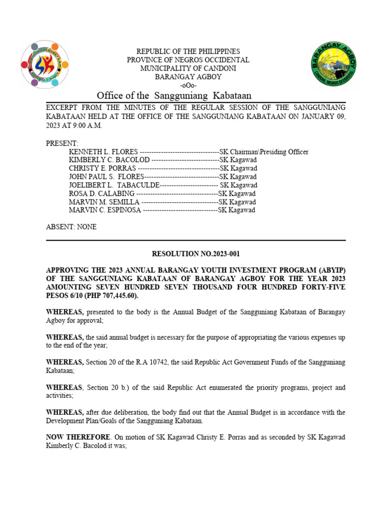 Abyip (2023) | PDF | Philippines | Government