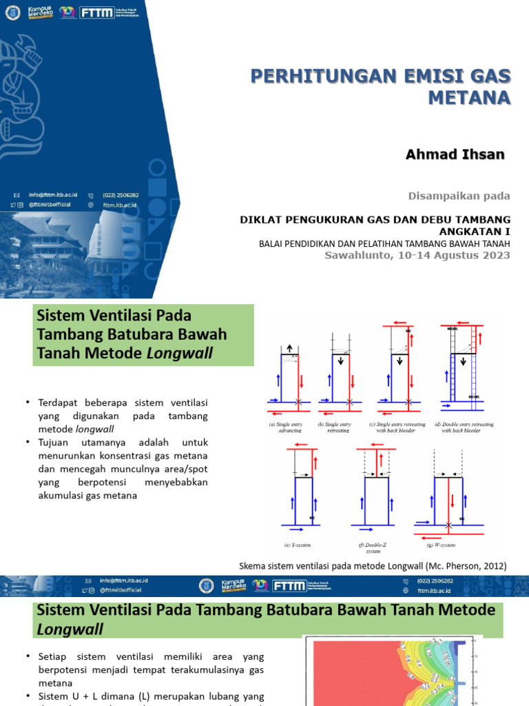 Perhitungan Emisi Metana | PDF