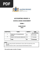 FS Accounting Grade 10 November 2024 P1 and Memo | PDF