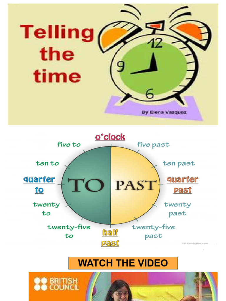 More Info and Exercises About Telling The Time | PDF