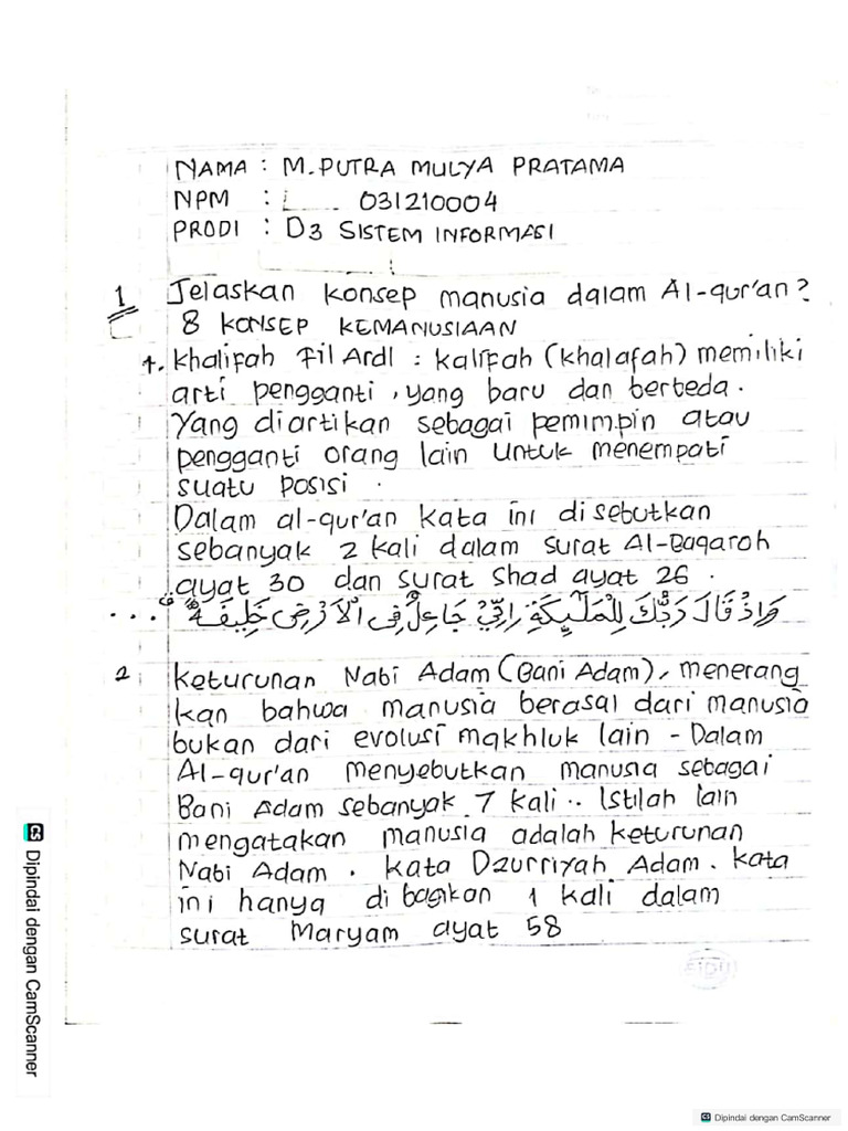 Uts Pai - M Putra MP | PDF