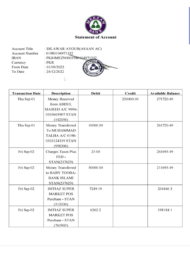 Bank Statement | PDF