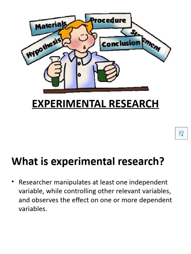 Experimental Research | PDF | Experiment | Dependent And Independent ...