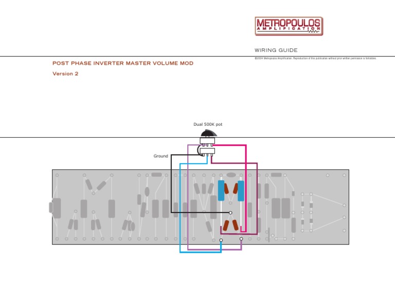Marshall Post Phase Inverter Master Volume Version 2 Schematic | PDF