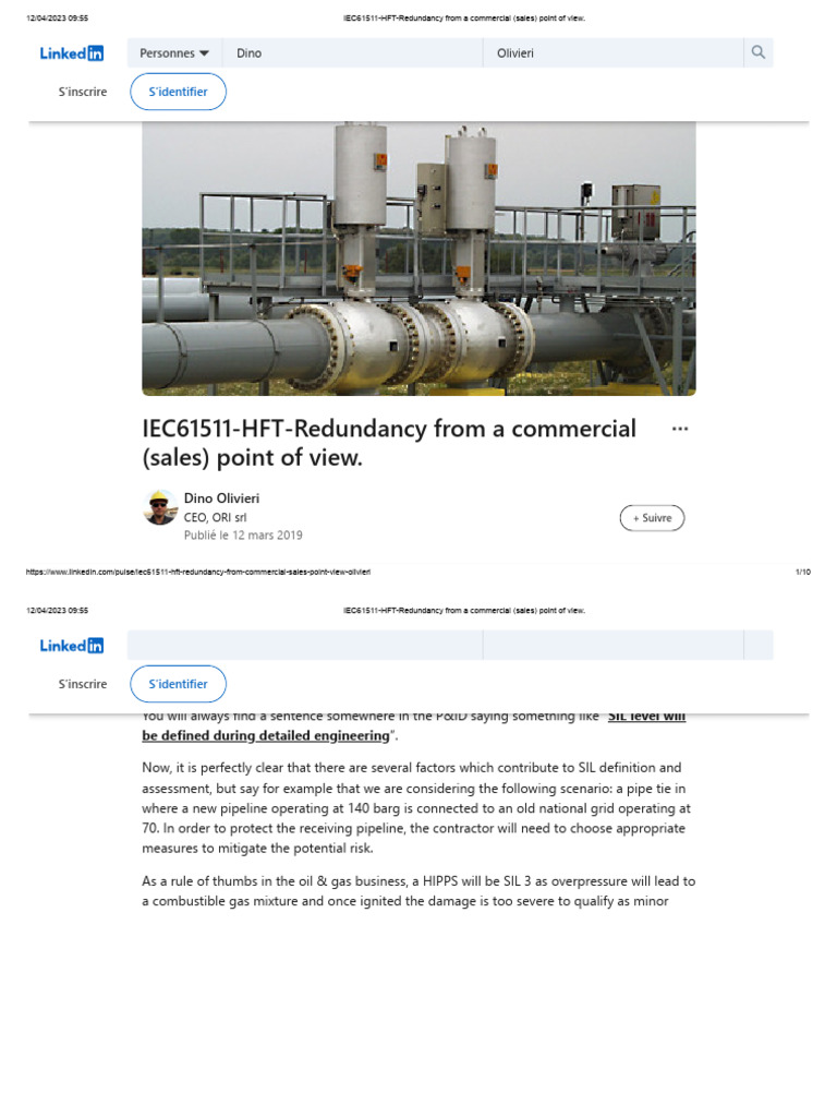 IEC61511 HFT Redundancy | PDF | Safety | Systems Engineering