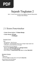 Sejarah Tingkatan 1 Bab 8 Nota | PDF