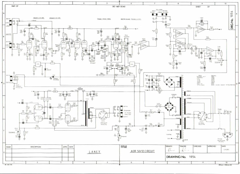 Laney AOR50 Schematic | PDF