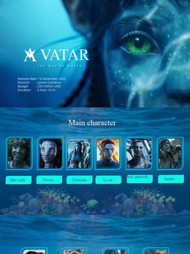 Avatar - The Way of Water (Speaking Test Etc) Group 1 | PDF