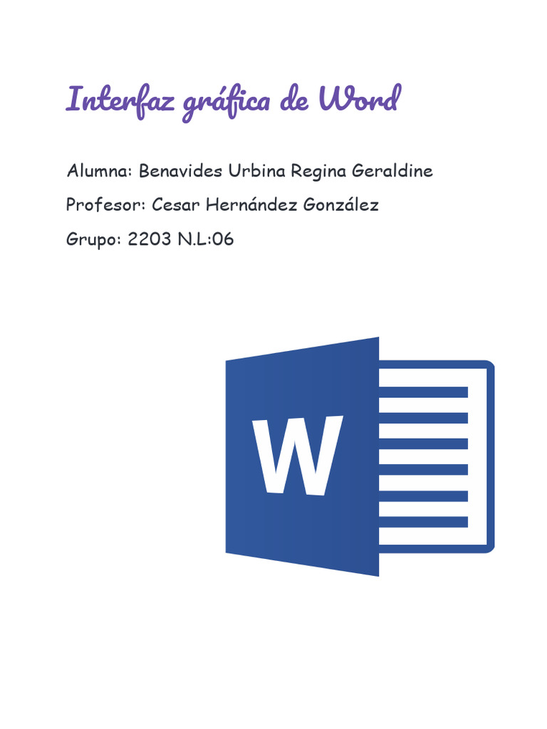 Interfaz Grafica de Word | PDF