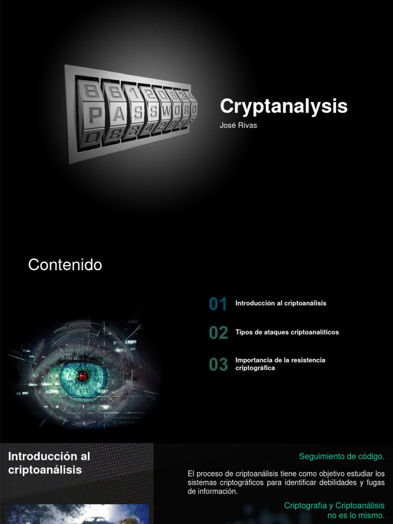 Cryptoanalysis | PDF | Criptografía | Criptoanálisis
