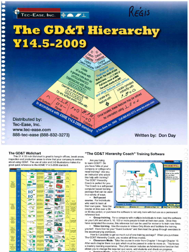 Tec-Ease - The GD&T Hierachcy Y14.5-2009 | PDF