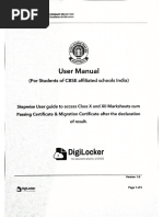 Access CBSE Marksheets via DigiLocker | PDF | Cyberspace | World Wide Web