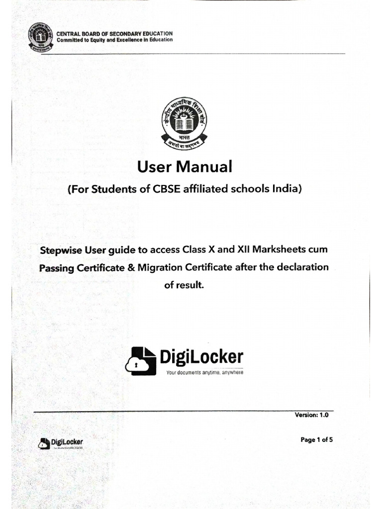 10th and 12th USER MANUAL | PDF
