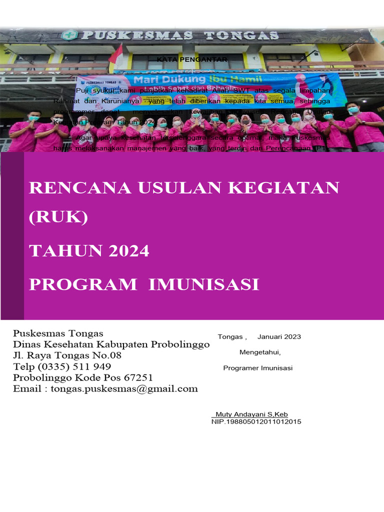Ruk Program Imunisasi 2024 | PDF