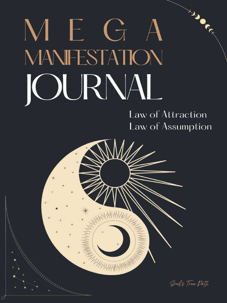 Manifestation Journal Work Book Part 1 Law of Attraction | PDF